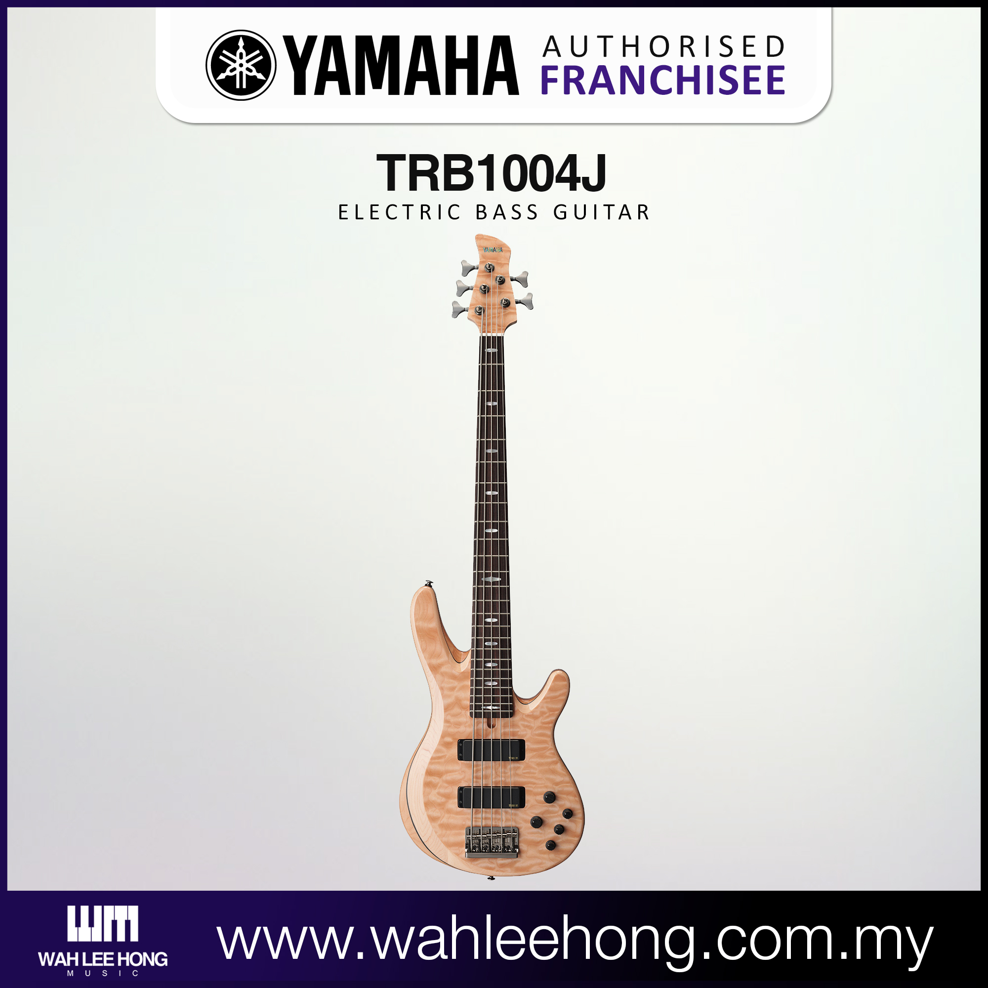 Yamaha TRB1004J 4 String Electric Bass Guitar - Natural (TRB-1004J)