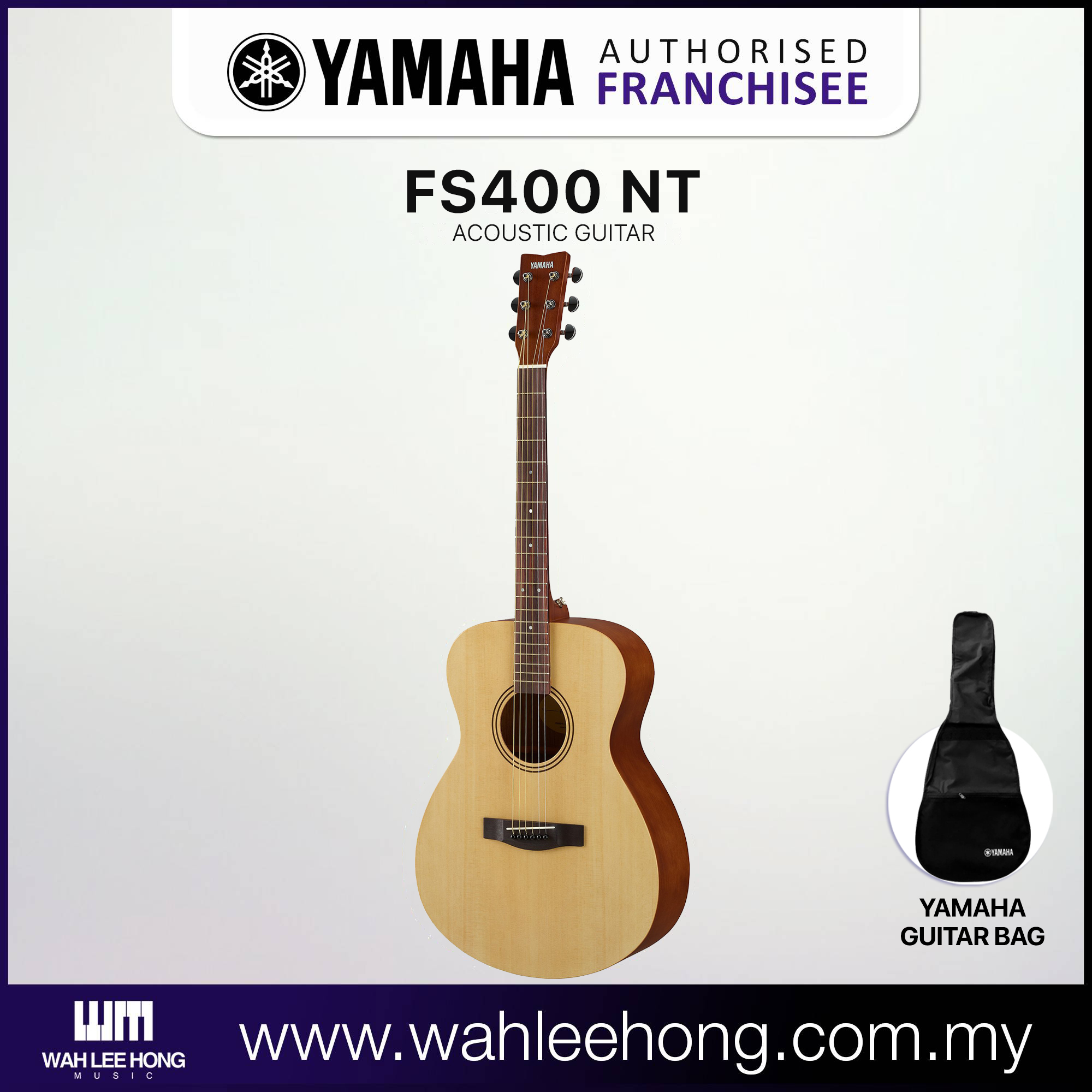Yamaha FS400 Acoustic Guitar with Bag